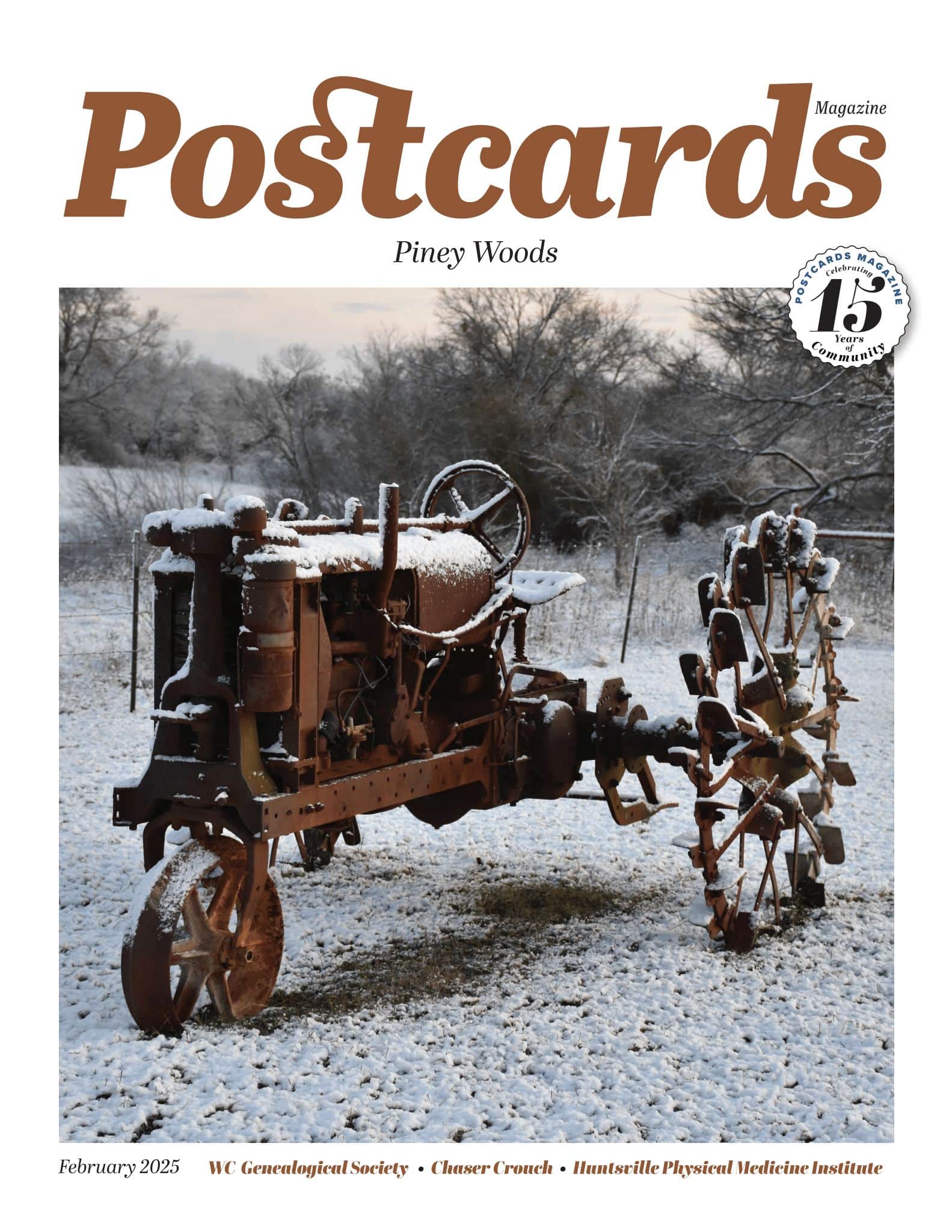 Postcards February 2025- Piney Woods | Postcards Magazine